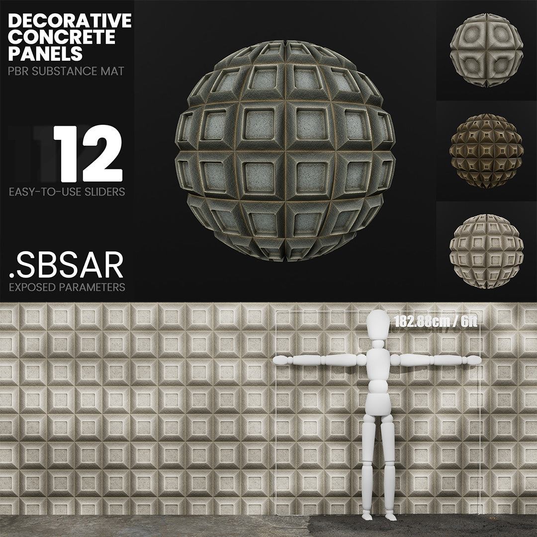 Substance Material - Decorative Concrete Panel