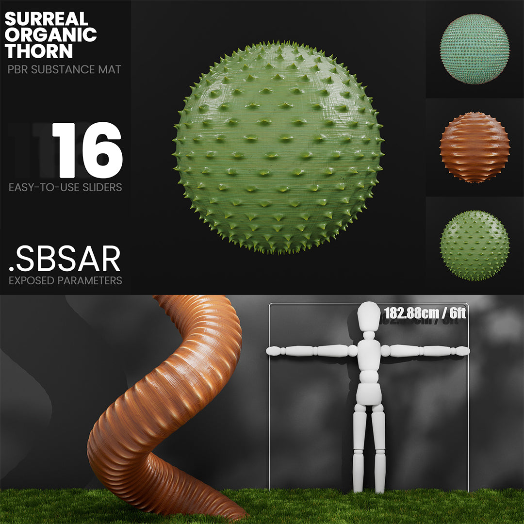 Substance Material - Surreal Organic Thorn